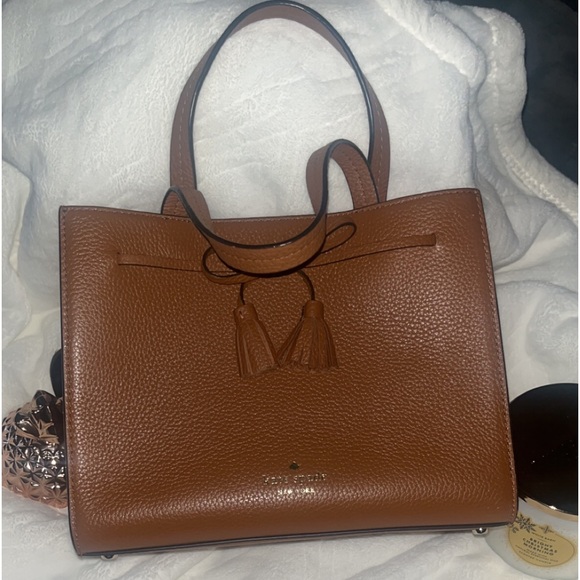 kate spade | Bags | Brown Kate Space Crossbody Satchel Hayes Stret ...